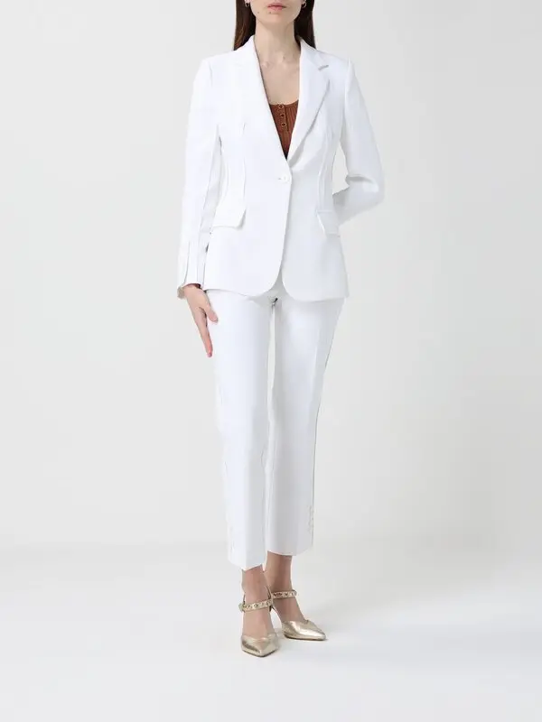 Elisabetta Franchi Slim Single-breasted Blazer