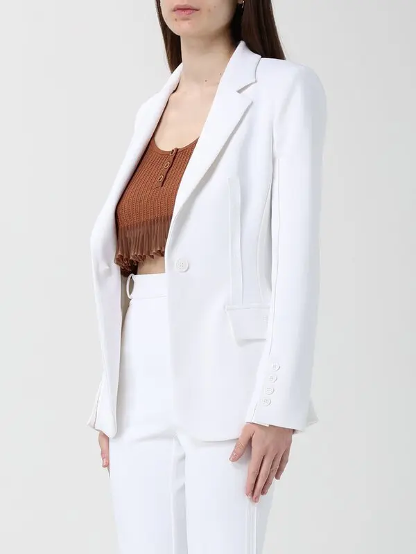 Elisabetta Franchi Slim Single-breasted Blazer