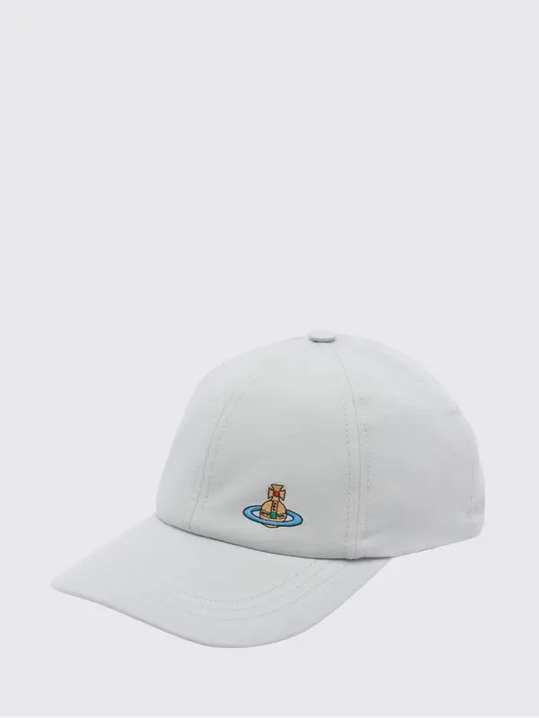 VIVIENNE WESTWOOD Cotton Twill Hat - Grey
