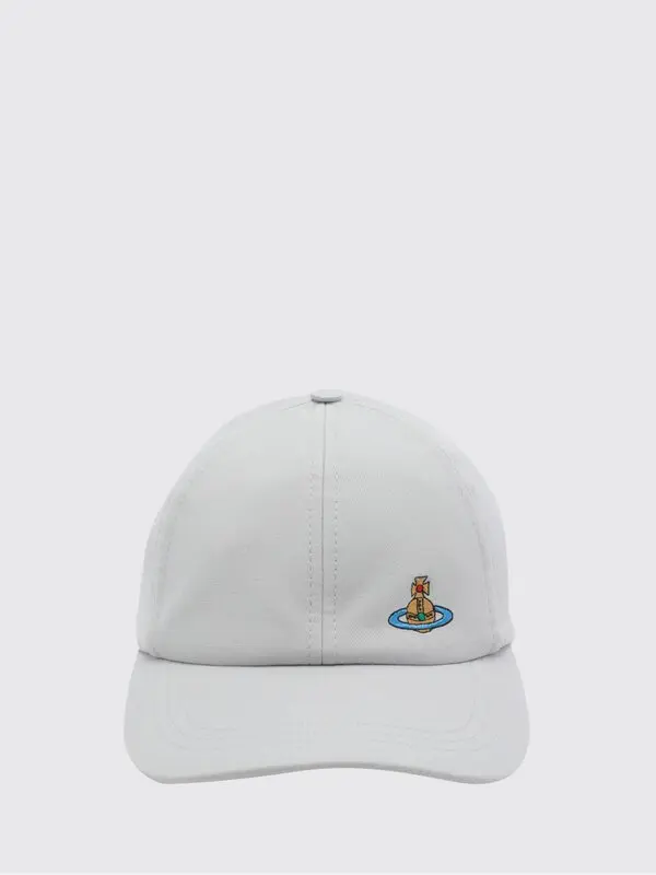 VIVIENNE WESTWOOD Cotton Twill Hat - Grey