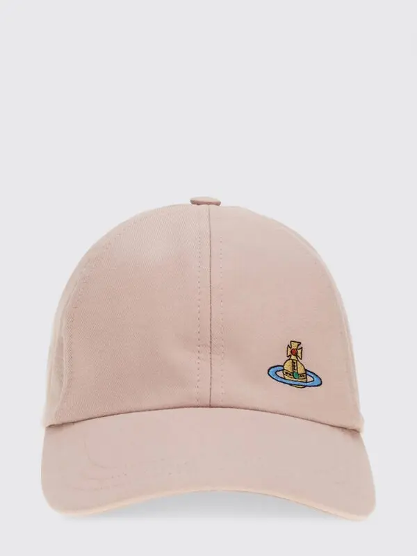 VIVIENNE WESTWOOD Cotton Twill Baseball Cap - Pink