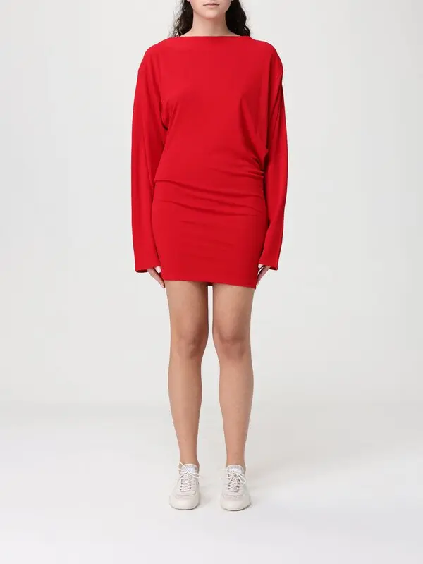 Jacquemus Mistral Mini Dress In Stretch Jersey - Red