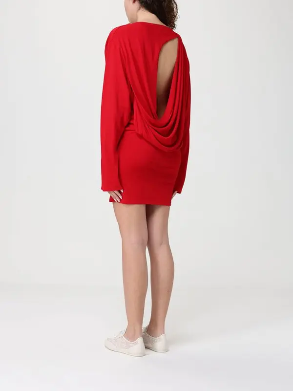 Jacquemus Mistral Mini Dress In Stretch Jersey - Red