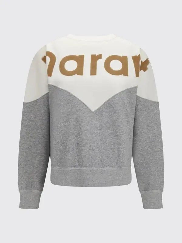 Isabel Marant Étoile Colourblocked Logo Sweatshirt - White