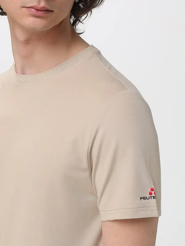 Peuterey Cotton Blend Basic T-shirt - Grey