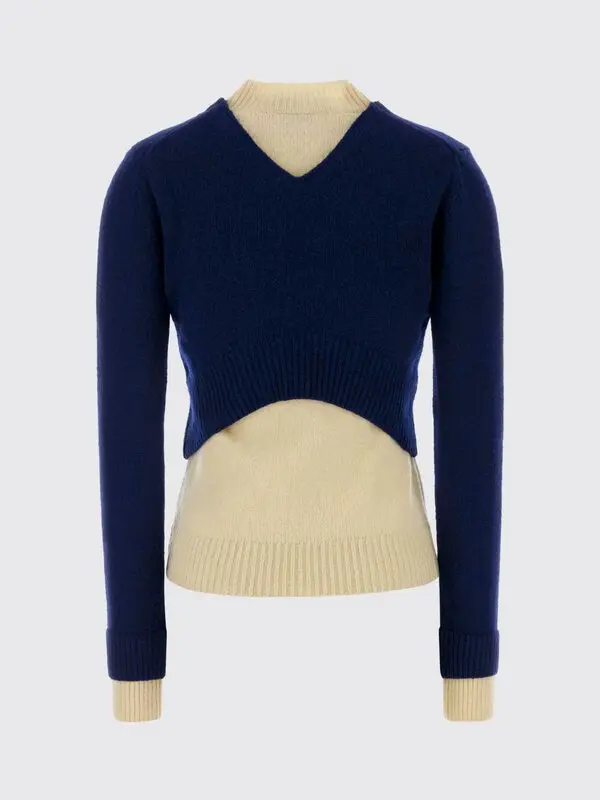 JIL SANDER Bi Virgin Wool Sweater - Navy