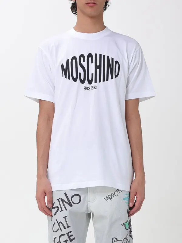Moschino Cotton T-shirt With Logo - White