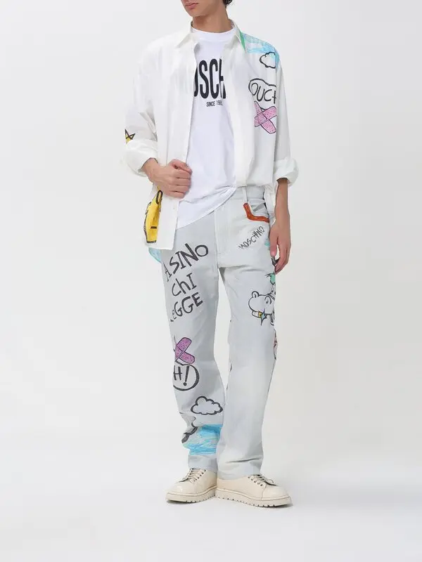 Moschino Cotton T-shirt With Logo - White