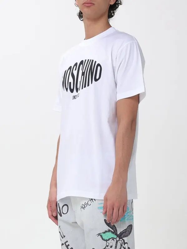 Moschino Cotton T-shirt With Logo - White