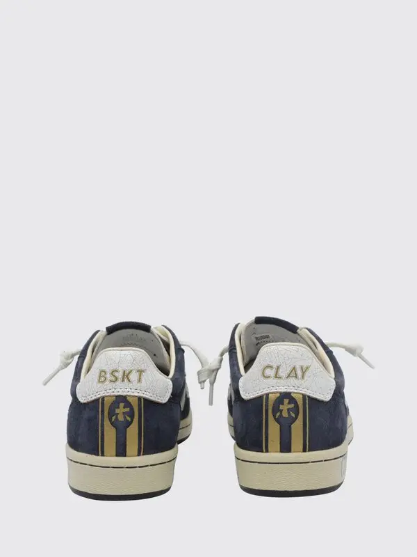 Premiata Clay Suede Sneakers With Perforated Toe