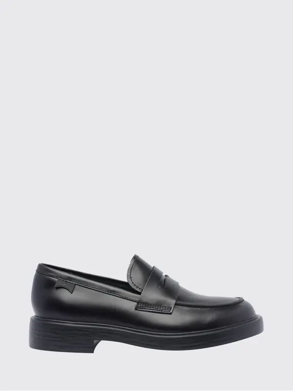 Camper Dean Leather Loafers - Black