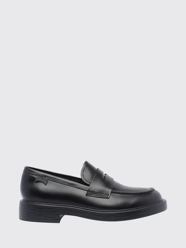 Camper Dean Leather Loafers - Black