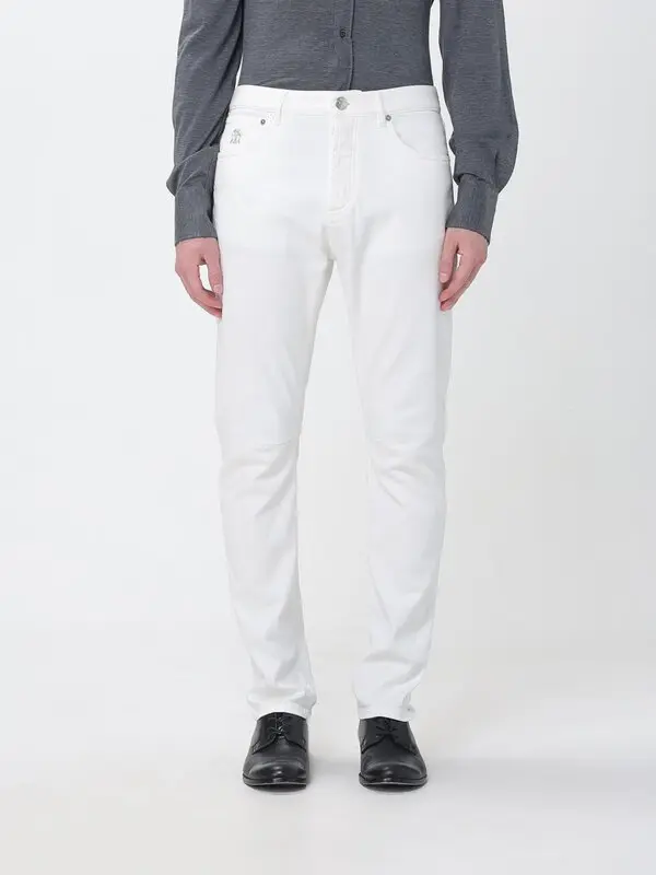 Brunello Cucinelli Slim Fit Jeans In Stretch Denim