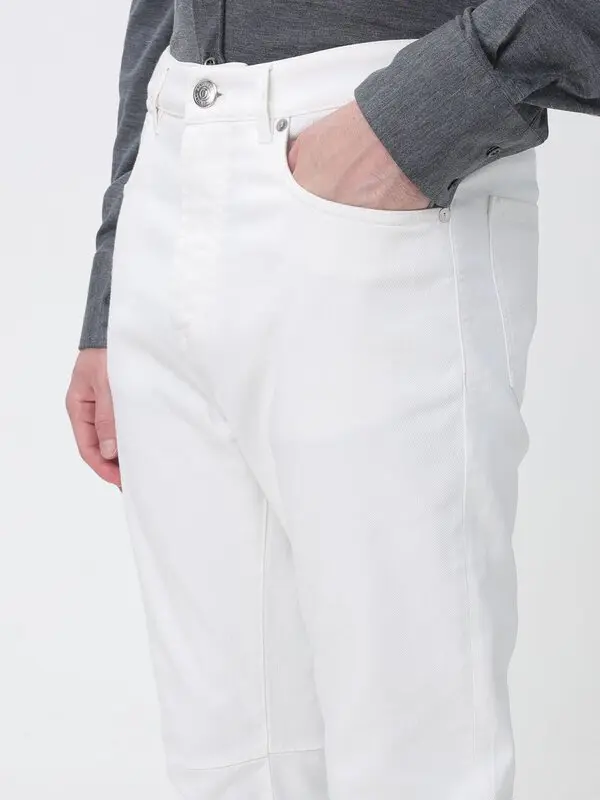 Brunello Cucinelli Slim Fit Jeans In Stretch Denim