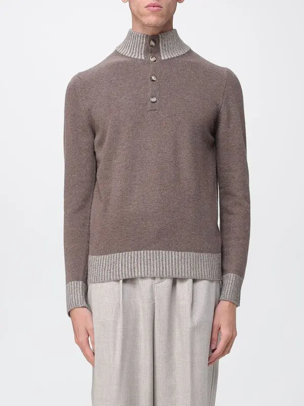 XC Jumper With Button Detail - Cocoa