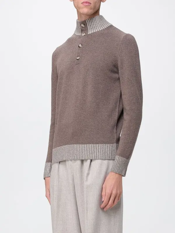 XC Jumper With Button Detail - Cocoa