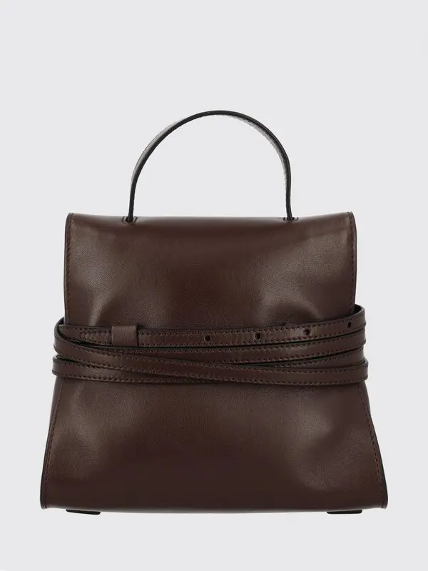 Moschino Tie Me Leather Bag - Brown