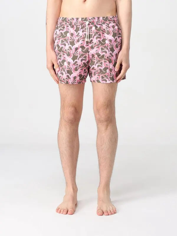 KAMPOS Printed Swim Shorts - Olive