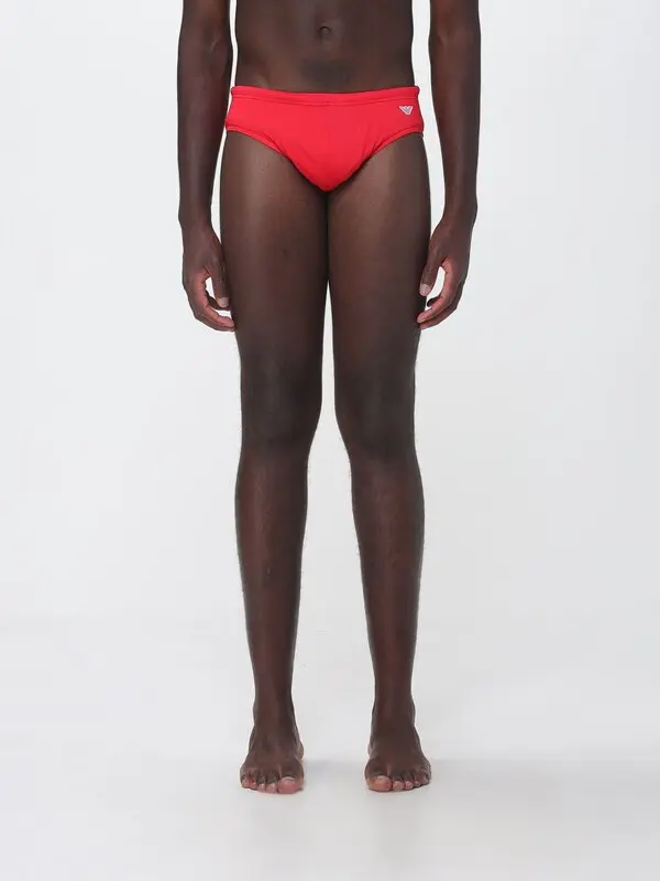 Emporio Armani Swim Briefs - Red