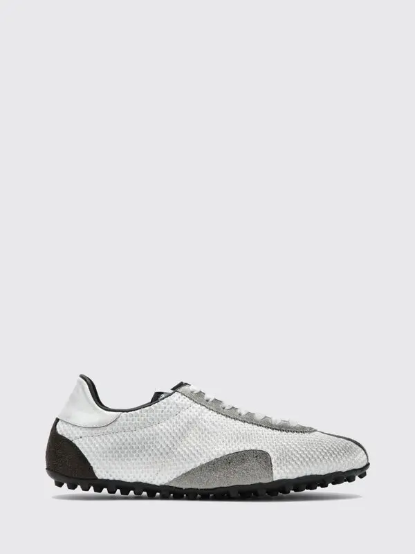 MAISON MARGIELA Sprinters Bi Mesh And Suede Sneakers