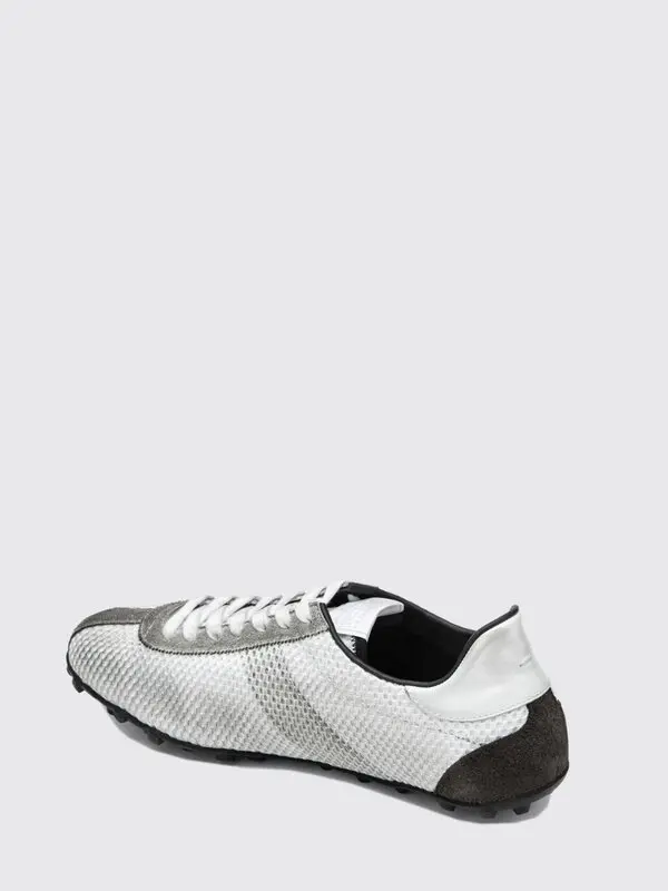 MAISON MARGIELA Sprinters Bi Mesh And Suede Sneakers
