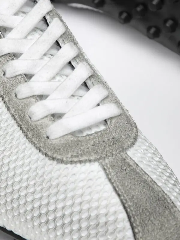 MAISON MARGIELA Sprinters Bi Mesh And Suede Sneakers