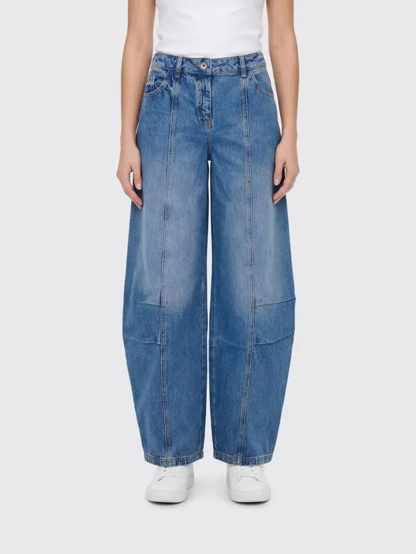 Patrizia Pepe Denim Baggy Trousers