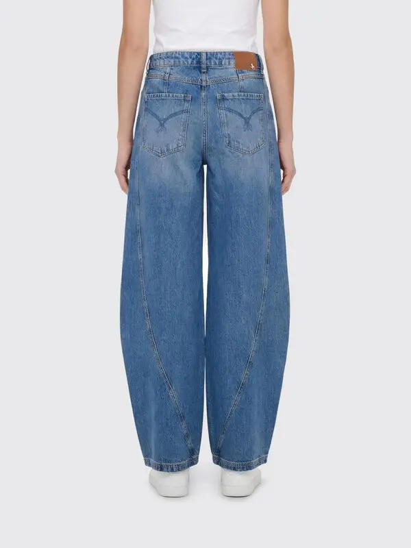 Patrizia Pepe Denim Baggy Trousers