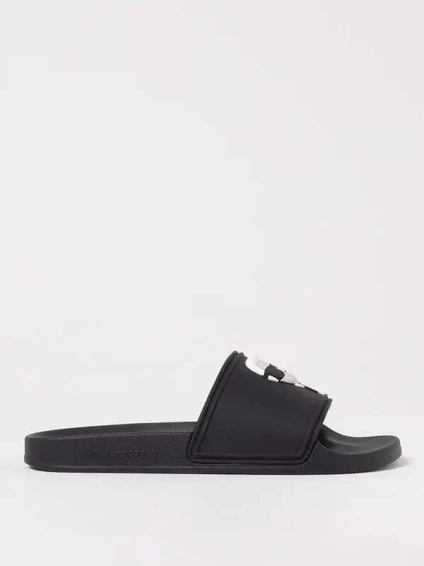 Karl Lagerfeld Embossed Logo Slides