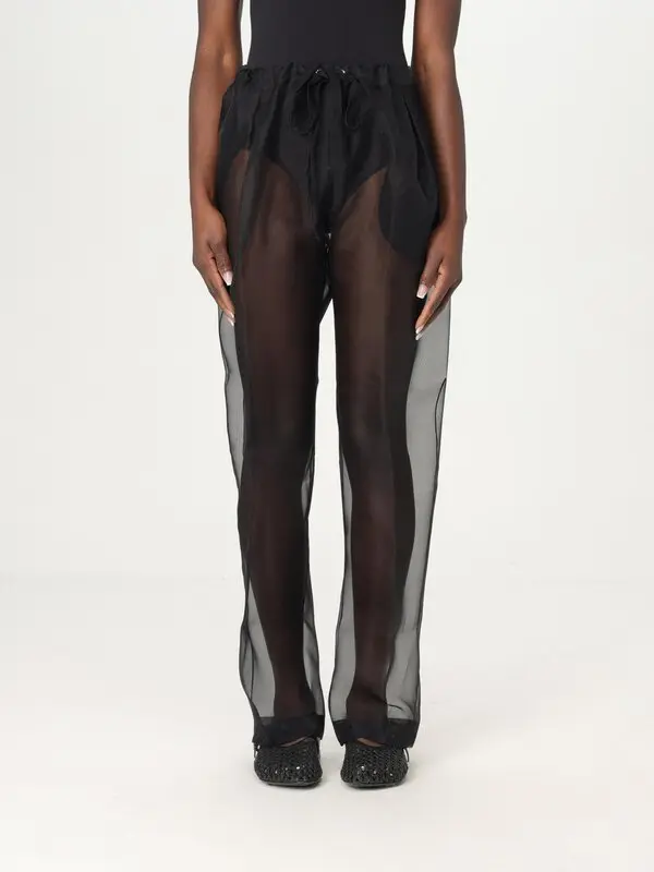 Khaite Sheer Trousers - Black