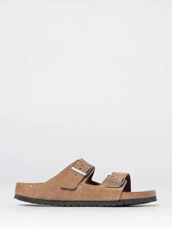 BIRKENSTOCK Arizona Suede Sandals - Brown