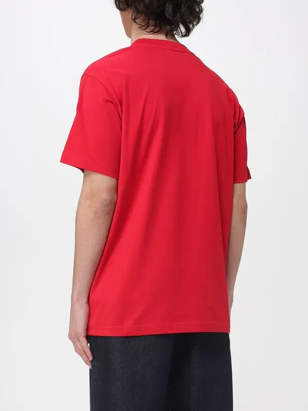 Moschino Cotton T-shirt With Logo - Red