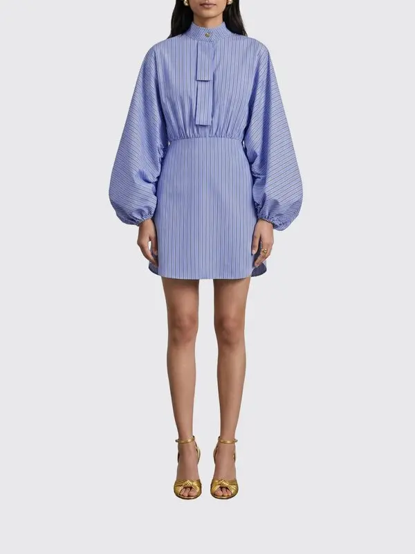 Zimmermann Striped Cotton Blend Chemisier Dress