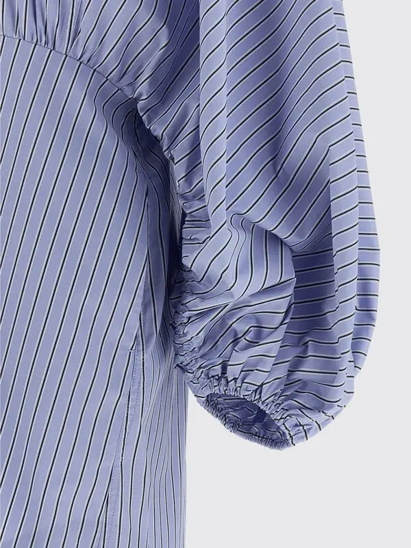 Zimmermann Striped Cotton Blend Chemisier Dress