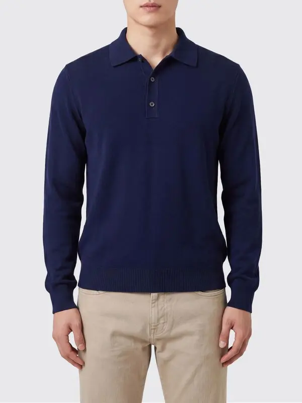 TOM FORD Knit Polo Shirt - Blue