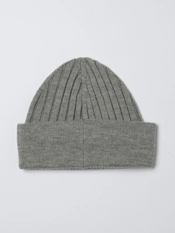 Emporio Armani Ribbed Beanie - Grey