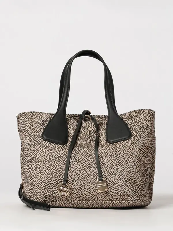 Borbonese Recycled Nylon Polka Dot Pattern Crossbody Bag