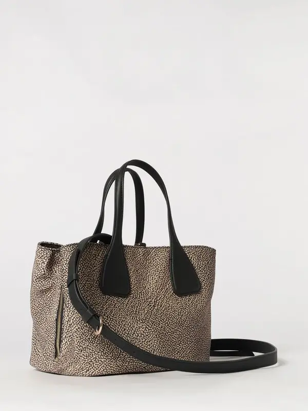 Borbonese Recycled Nylon Polka Dot Pattern Crossbody Bag