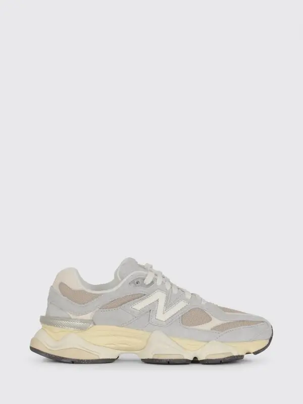 NEW BALANCE 9060 Suede And Mesh Sneakers - Grey