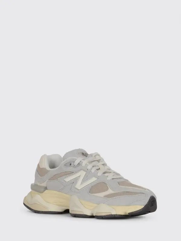 NEW BALANCE 9060 Suede And Mesh Lace-up Sneakers - Grey