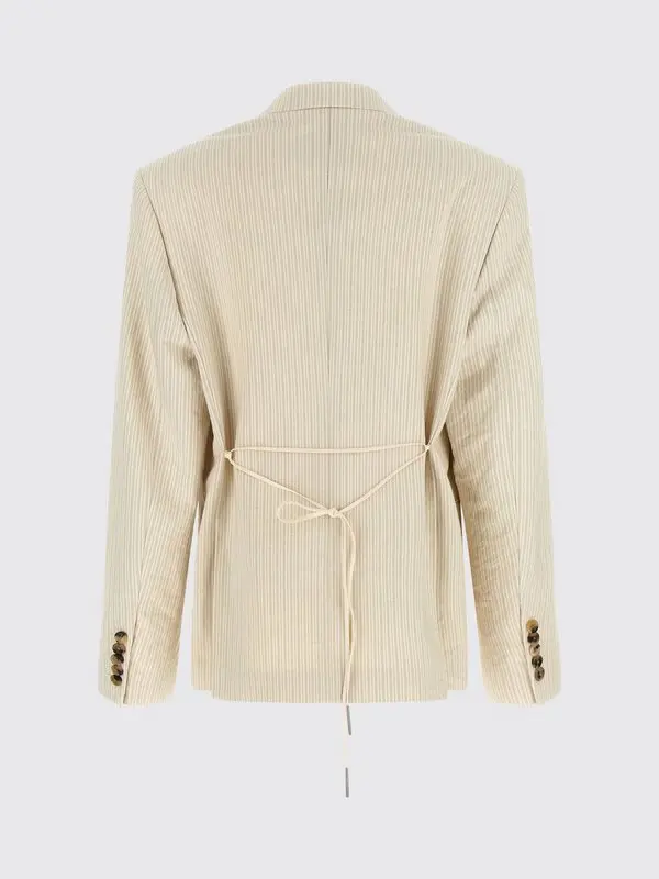 Dries Van Noten Double-breasted Cotton Blend Blazer