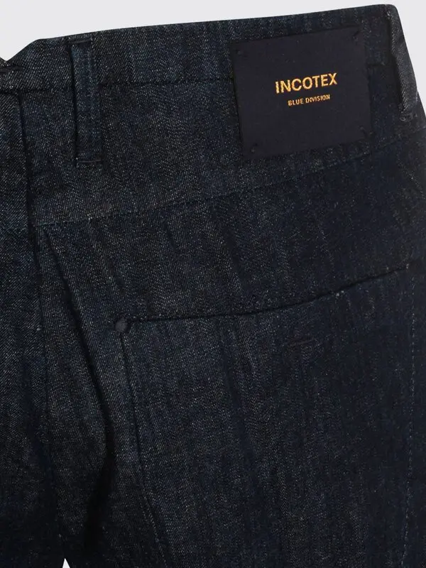 Incotex Slim Fit Jeans In Cotton Blend Denim