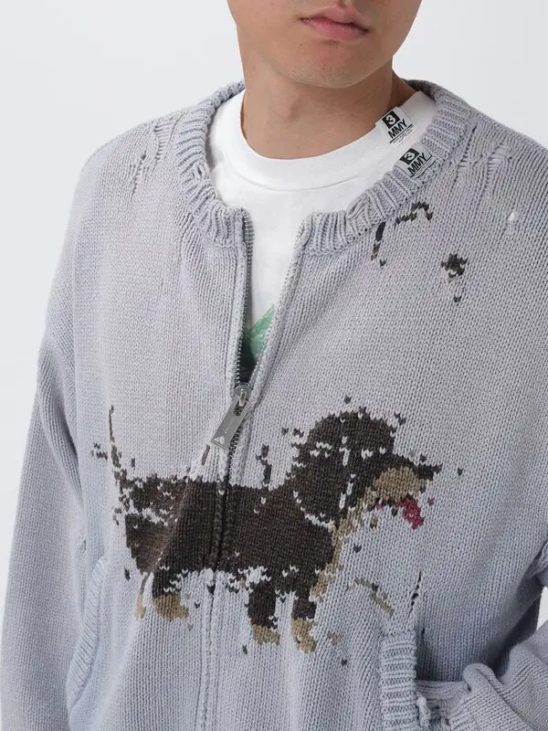 Mihara Yasuhiro Cotton Blend Cardigan