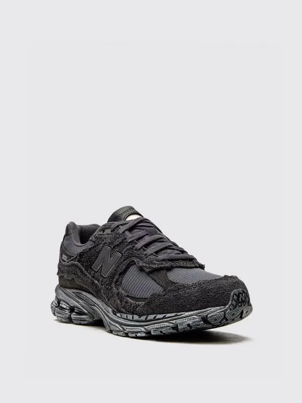 NEW BALANCE 2002 Sneakers In Suede And Mesh - Black