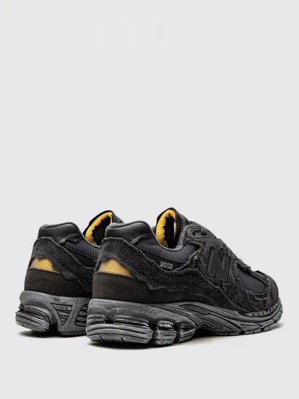 NEW BALANCE 2002 Sneakers In Suede And Mesh - Black