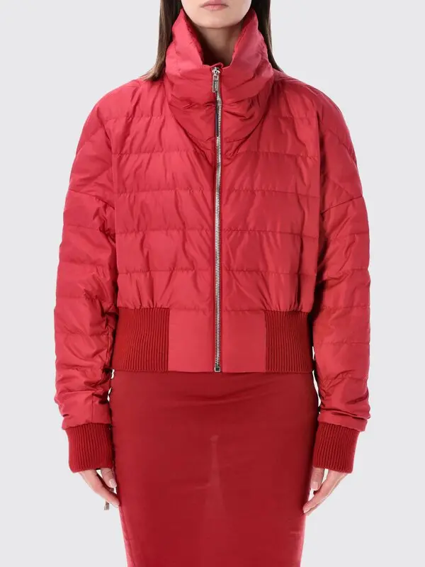 RICK OWENS + MONCLER Quilted Nylon Down Jacket Rick Owens X Moncler - Red