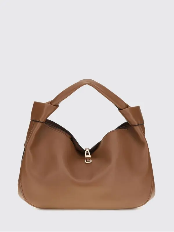 Gabriela Hearst Small Lambskin Leather Handbag - Brown