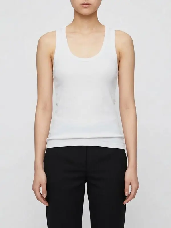 Patrizia Pepe Viscose Blend Tank Top - White