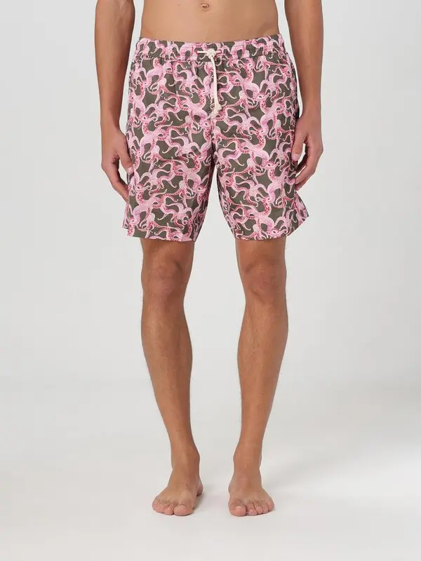 KAMPOS Octopus Print Swim Shorts - Olive