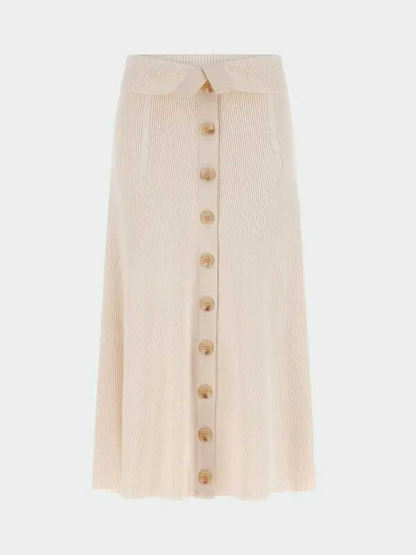Zimmermann Knit Midi Skirt